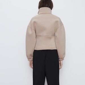 Zara | Jackets & Coats | Zara Trf Neoprene Effect Jacket | Poshmark